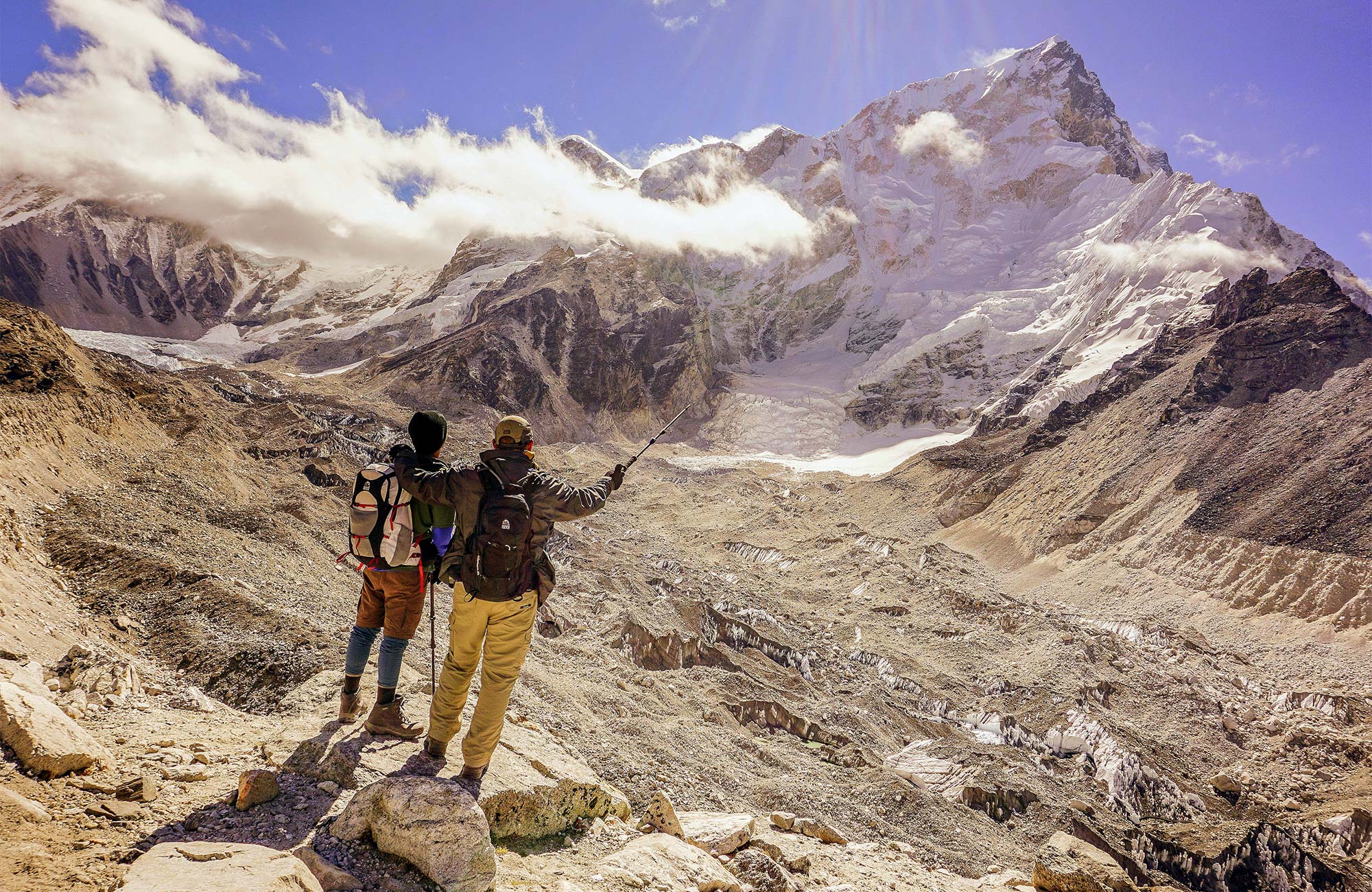 FATHER AND SON TRAVEL TO EVEREST BASE CAMP | One World Trekking